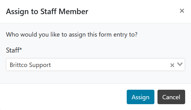 Form Workflows – Brittco