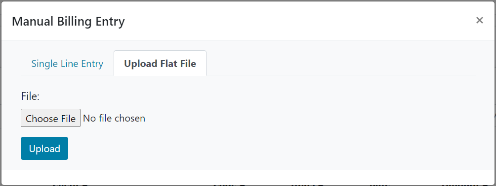 Billing - Manual Billing – Brittco
