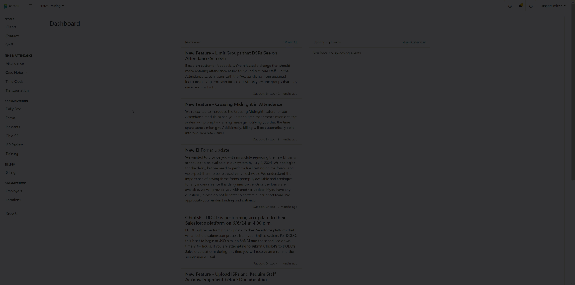 Billing - Managing Services – Brittco