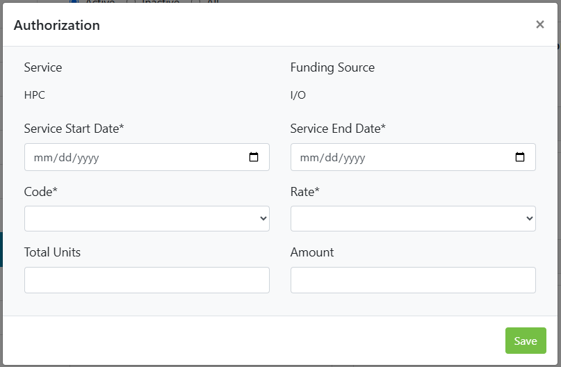 Billing - Service Authorizations – Brittco